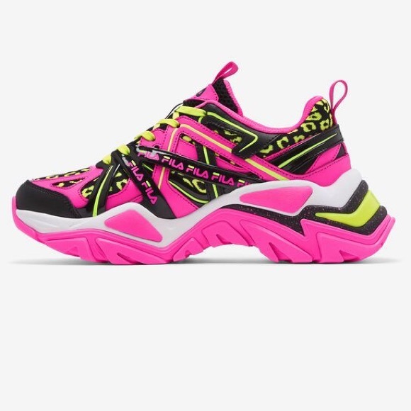 Fila | Shoes | Fila Electrove 2 South Africa Chunky Sole Sneakers Neon ...